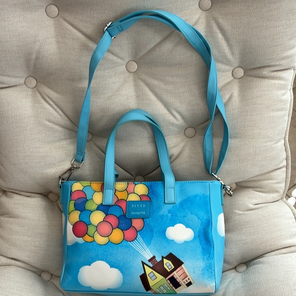 Loungefly | Bags | Pixar Loungefly Disney Up Grape Soda House Balloons ...